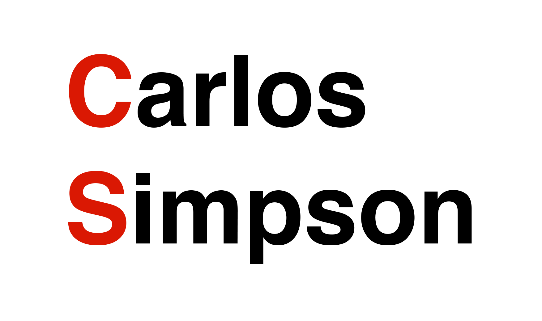 Carlos Simpson - Carlos Simpson Art